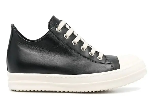 Rick Owens Strobe Low Sneakers - Black/milk