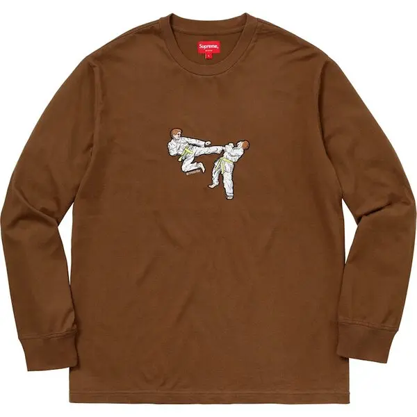 Supreme Karate Tee Shirt - Brown