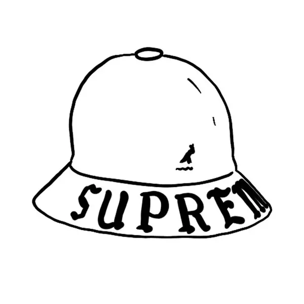 Supreme Kangol Bermuda Casual Bucket Hat - White