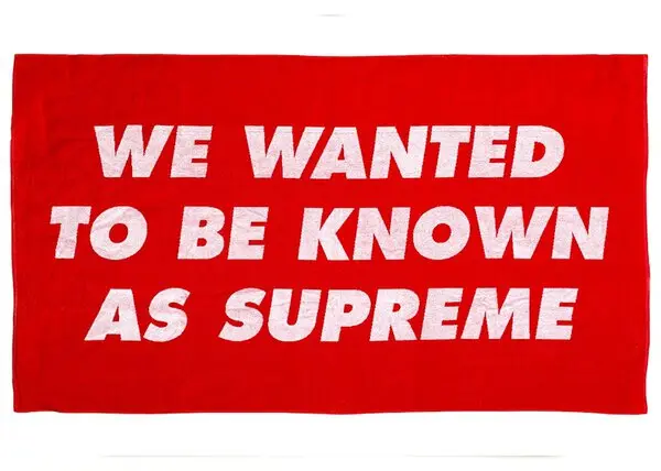 Supreme Known As Towel - Red