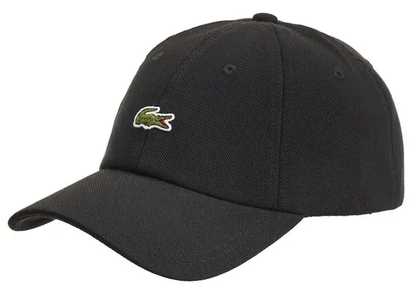 Supreme Lacoste Pique 6-panel Cap - Black