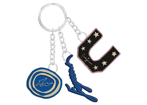 TRAVIS SCOTT Cactus Jack For Fragment 3 Charm Keychain - Multicolor
