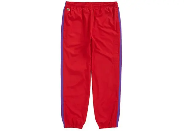 Supreme Lacoste Track Pant - Red