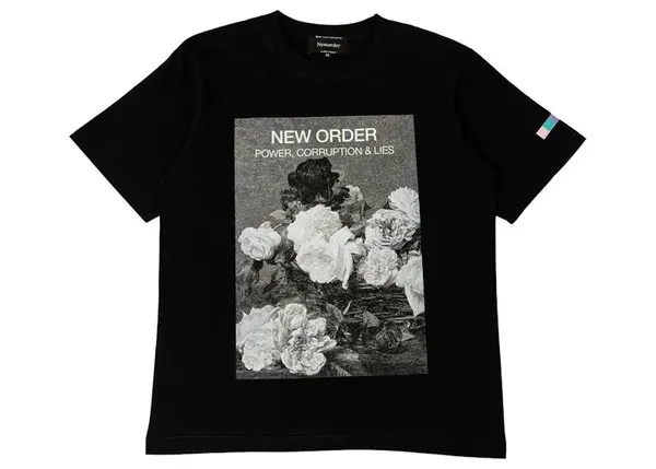 MEDICOM TOY X Sync Neworder Power Corruption And Lies Tee Shirt - Black