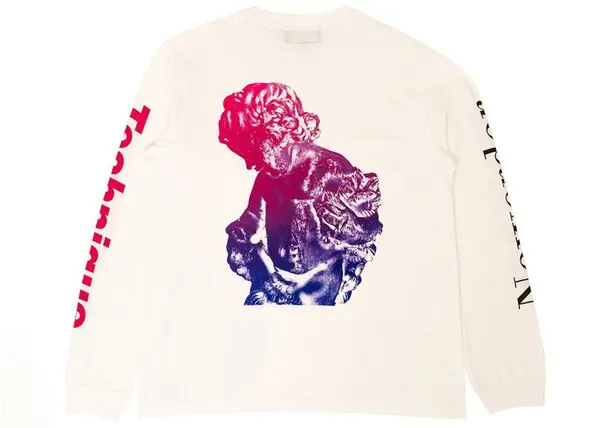 MEDICOM TOY X Sync Neworder Technique Long Sleeve Tee Shirt - White