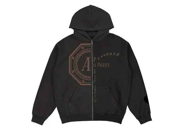 TRAVIS SCOTT Cj X Audemars Piguet Split Logo Zip Up Hoodie