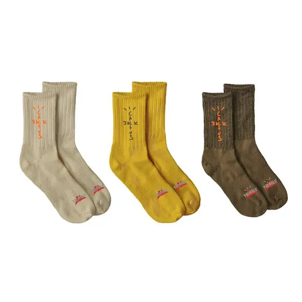 TRAVIS SCOTT Cactus Trails Hiking Socks Pack - Natural/gold/brown