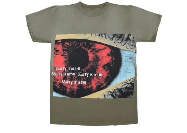 TRAVIS SCOTT Eye Tee Shirt - Green