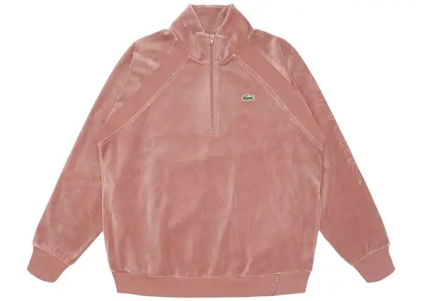 Supreme Lacoste Velour Halfzip Track Top