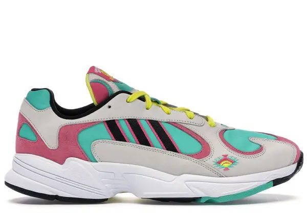 Adidas Yung-1 Arizona Iced Tea Lemonade Sneakers - Chalk/pink/teal