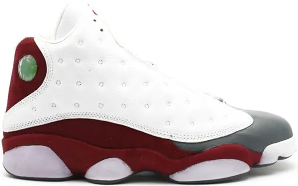 JORDAN Retro Grey Toe - White/team Red/flint Grey