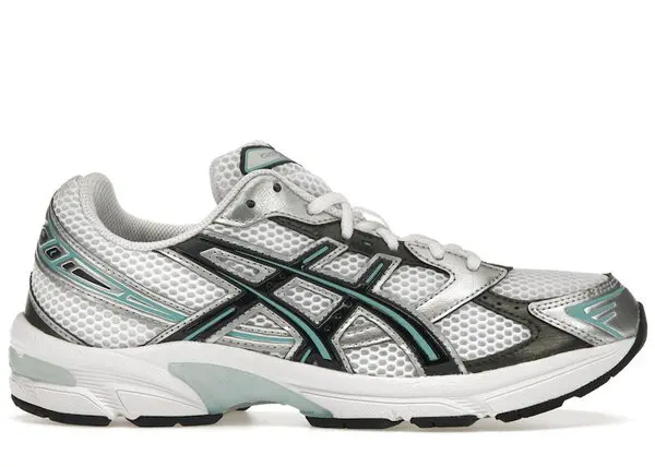 Asics Gel-1130 Athletic Sneakers - White/black/turquoise