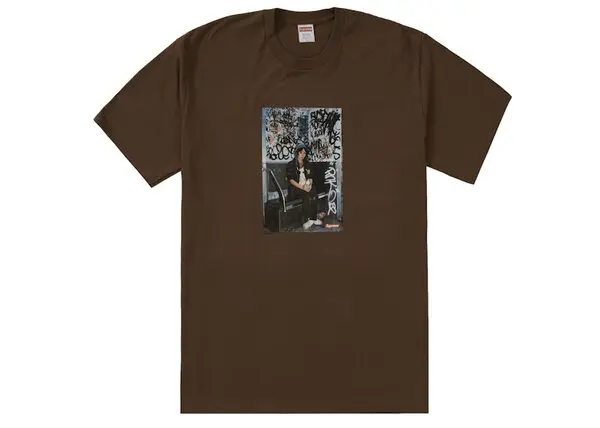 Supreme Lady Pink Tee Shirt - Brown
