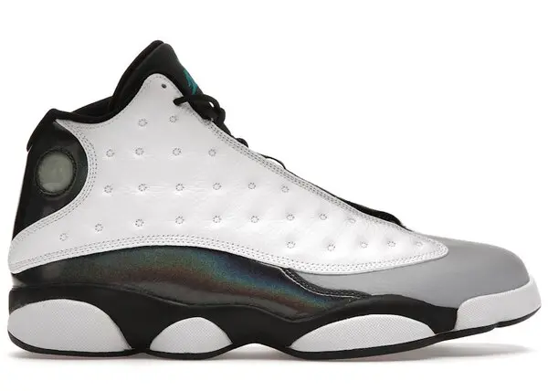 JORDAN Retro Barons Hologram Sneakers - White/tropical Teal/black