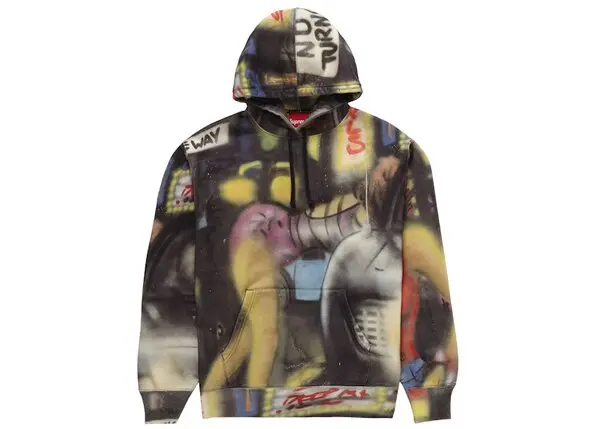 Supreme Lady Pink Hooded Sweatshirt