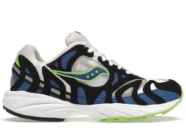 Saucony Grid Azura 2000 Og Sneakers - White/blue/lime