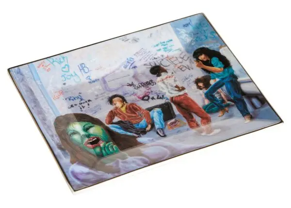 Supreme Lady Pink Ladies Room Ceramic Tray - Multicolor