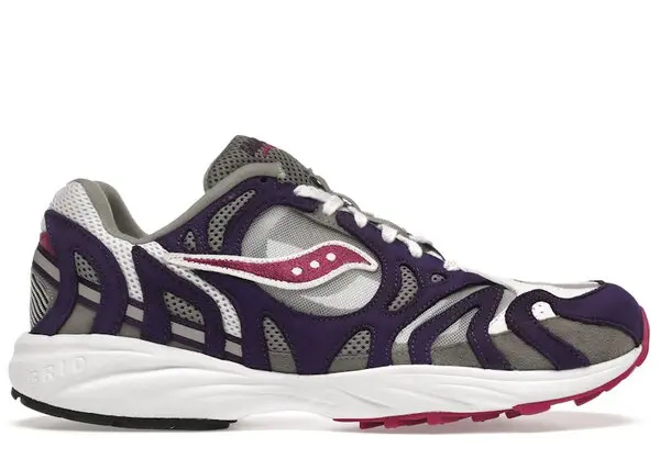 Saucony Grid Azura 2000 Sneakers - White/purple/grey