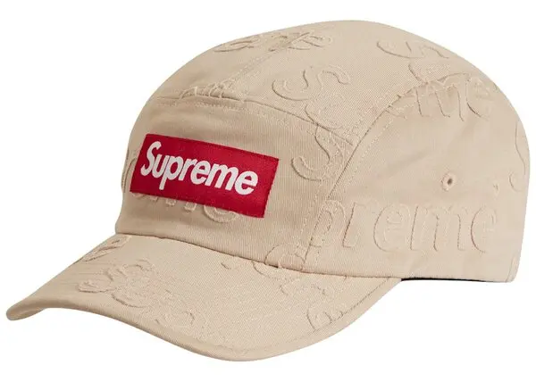 Supreme Lasered Twill Cap - Tan