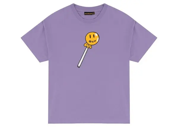 Drew House Lollipop Short Sleeve Tee Shirt - Lavender