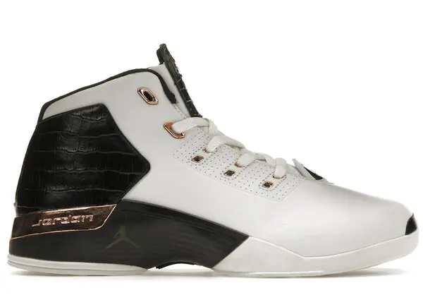 JORDAN 17 Og Copper Sneakers - White/black/metallic Copper