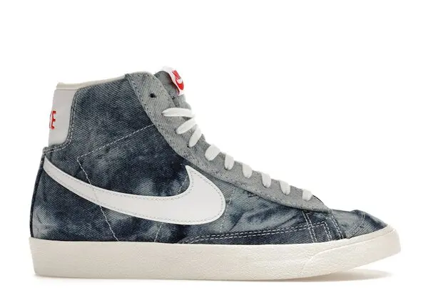 Nike Blazer Mid 77 Washed Denim Sneakers