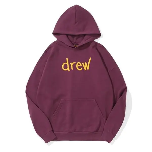 Drew House Scribble Embroidery Hoodie - Berry
