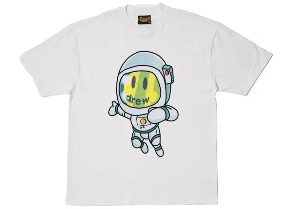 Drew House Cosmo Drew Short Sleeve Tee Shirt - White