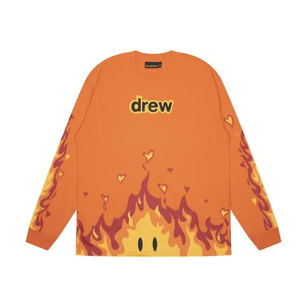 Drew House Fire Long Sleeve T-shirt