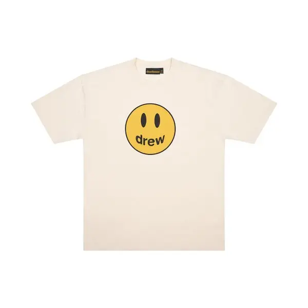 Drew House Mascot Short Sleeve Tee Shirt - Cream (fw22)