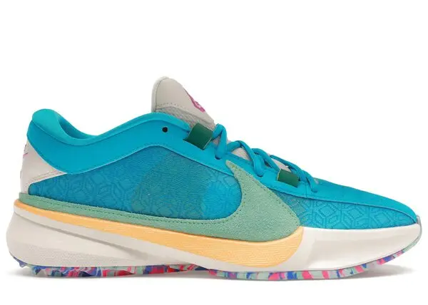 Nike Zoom Freak Greece X Nigeria - Blue Lightning/emerald Rise/phantom
