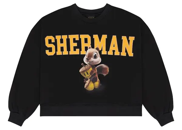 Drew House 3d Sherman Boxy Crewneck Sweatshirt - Black