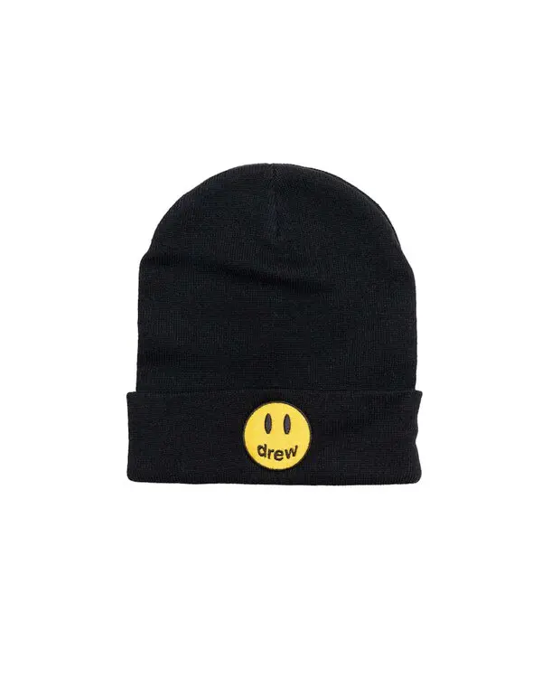 Drew House Mascot Rib Beanie - Black