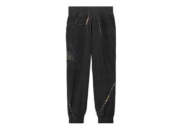 Burberry Sliced Check Jogging Pants