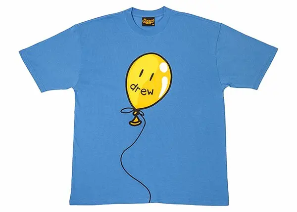 Drew House Joy Short Sleeve Tee Shirt - Sky Blue