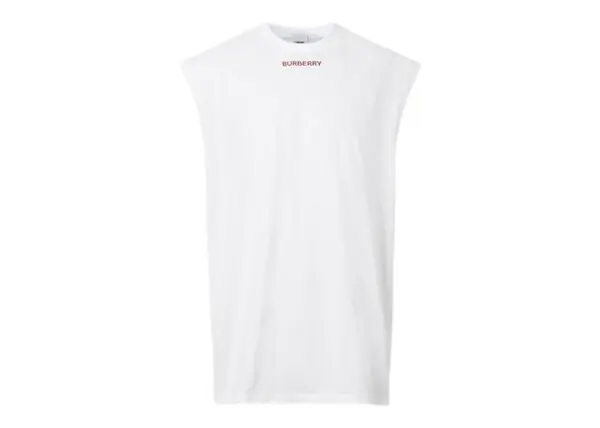Burberry Sleeveless Cotton Oversized Top