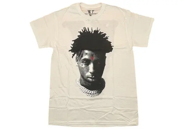 YOUNGBOY NBA X Vlone Reaper's Child Tee Shirt - White