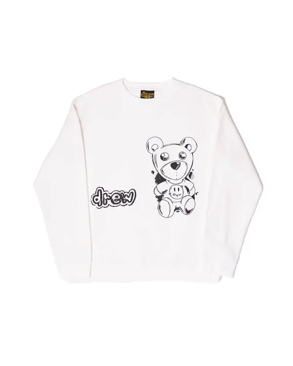 Drew House Theordore Sketch Crewneck Sweatshirt - Off/white