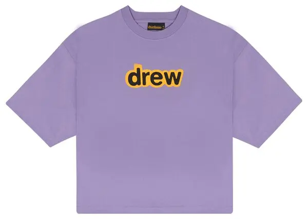 Drew House Secret Boxy Short Sleeve Tee Shirt - Lavender