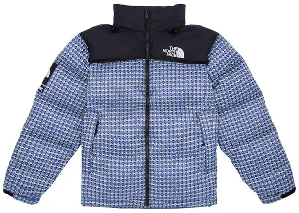 Supreme The North Face Studded Nuptse Jacket - Royal