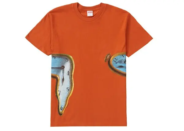 Supreme The Persistence Of Memory Tee Shirt - Rust