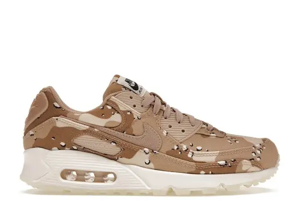 Nike Air Max 90 Desert Camo Sneakers - Hemp/sail/velvet Brown