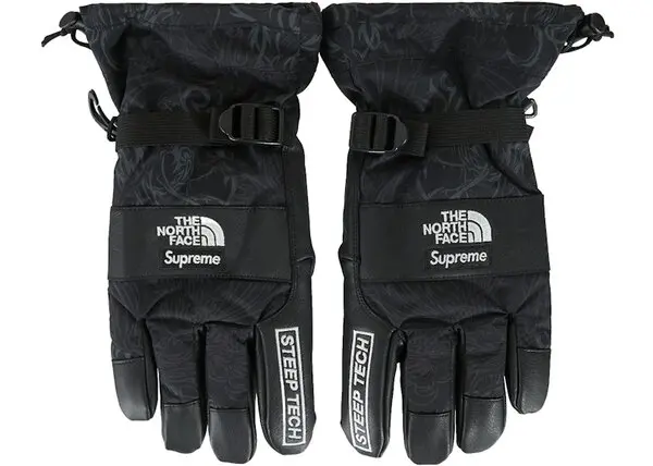 Supreme The North Face Steep Tech Gloves - Black Dragon