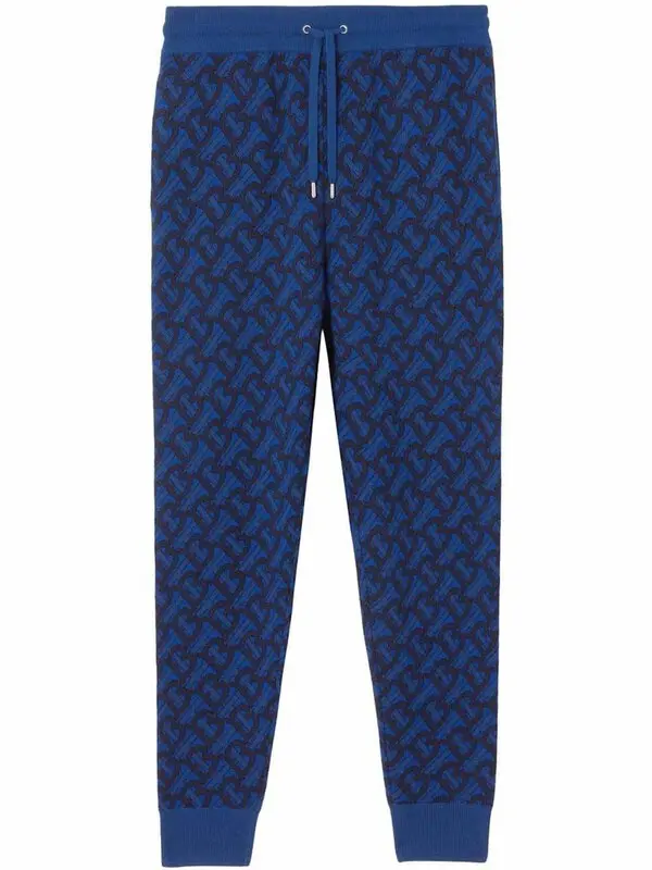 Burberry Tb Monogram Pattern Sweatpants