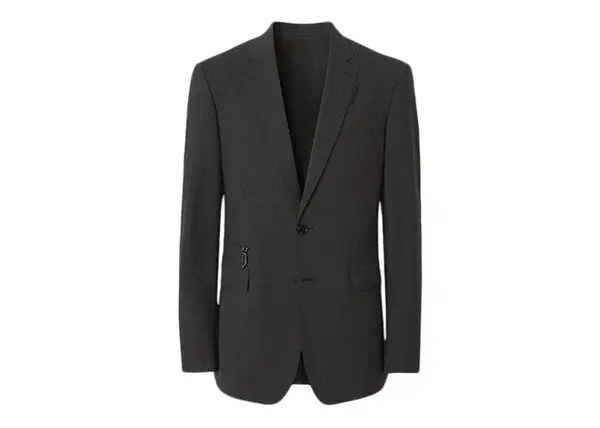 Burberry Stretch Wool Tailored Jacket