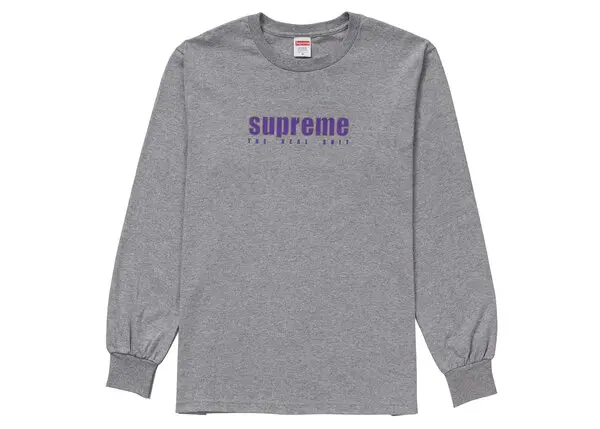 Supreme The Real Shit Long Sleeve Tee Shirt