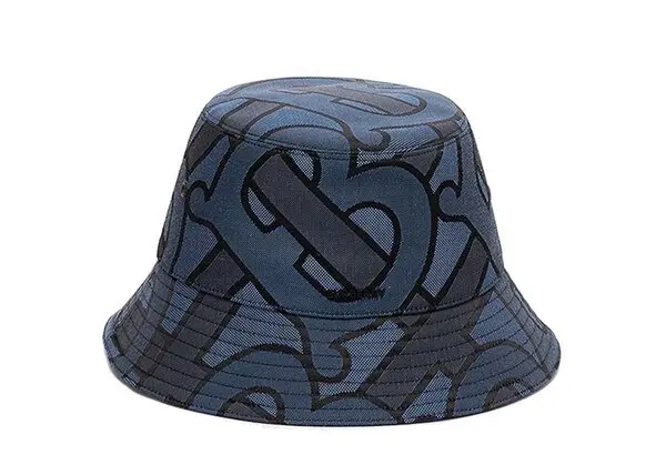 Burberry Tb Jacquard Bucket Hat - Blue