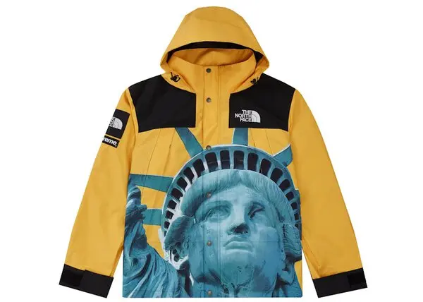 Supreme The North Face Statue Of Liberty Mountain Jacket - Yellow