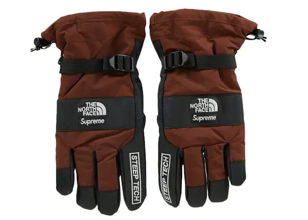 Supreme The North Face Steep Tech Gloves - Brown