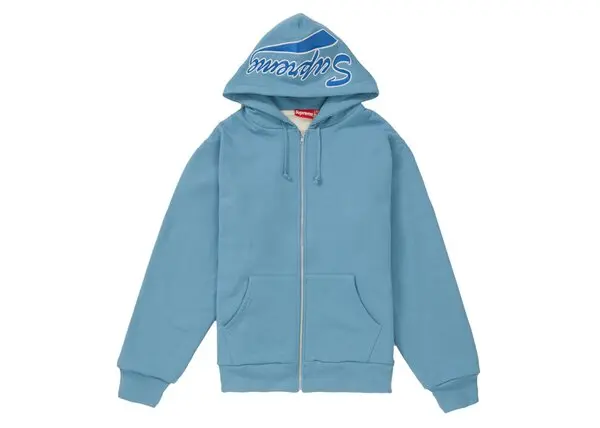Supreme Thermal Zip Up Sweatshirt